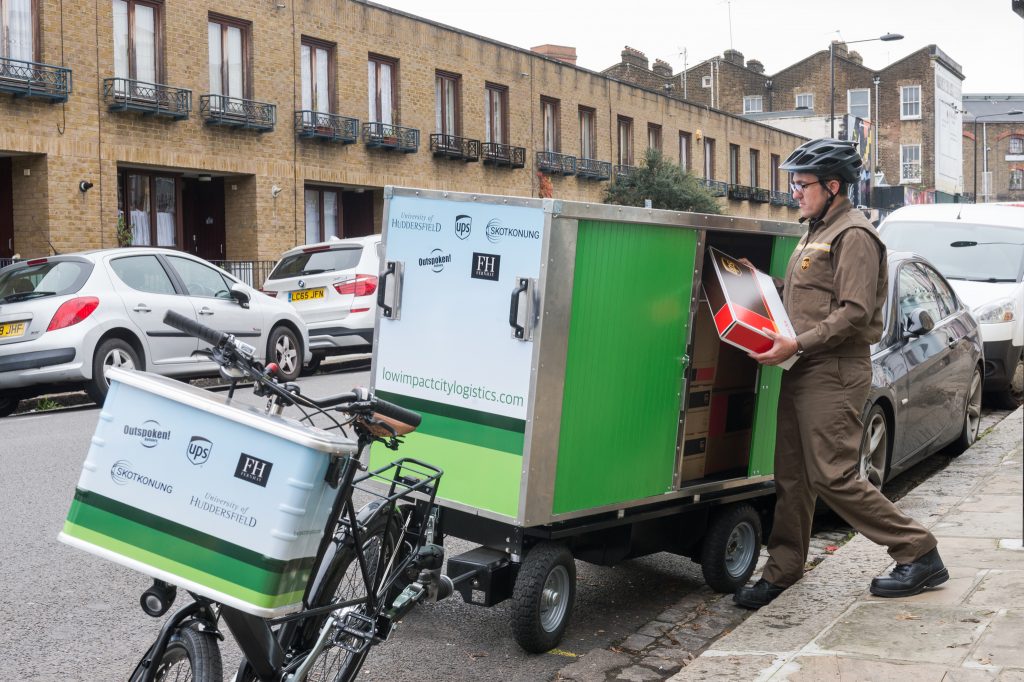UPS testing power-assisted delivery trailers in London | Post & Parcel
