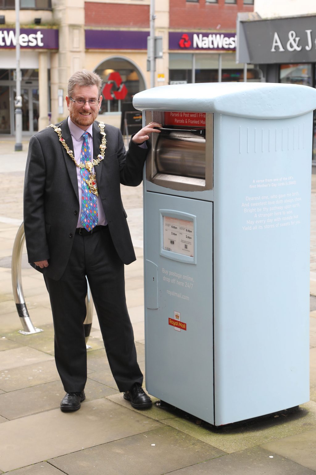 Royal Mail launches a special parcel postbox in Wales | Post & Parcel