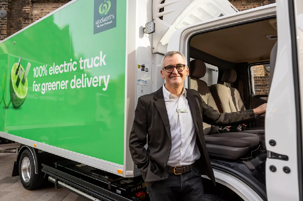 Woolworths plans to make all its home delivery trucks 100% electric ...