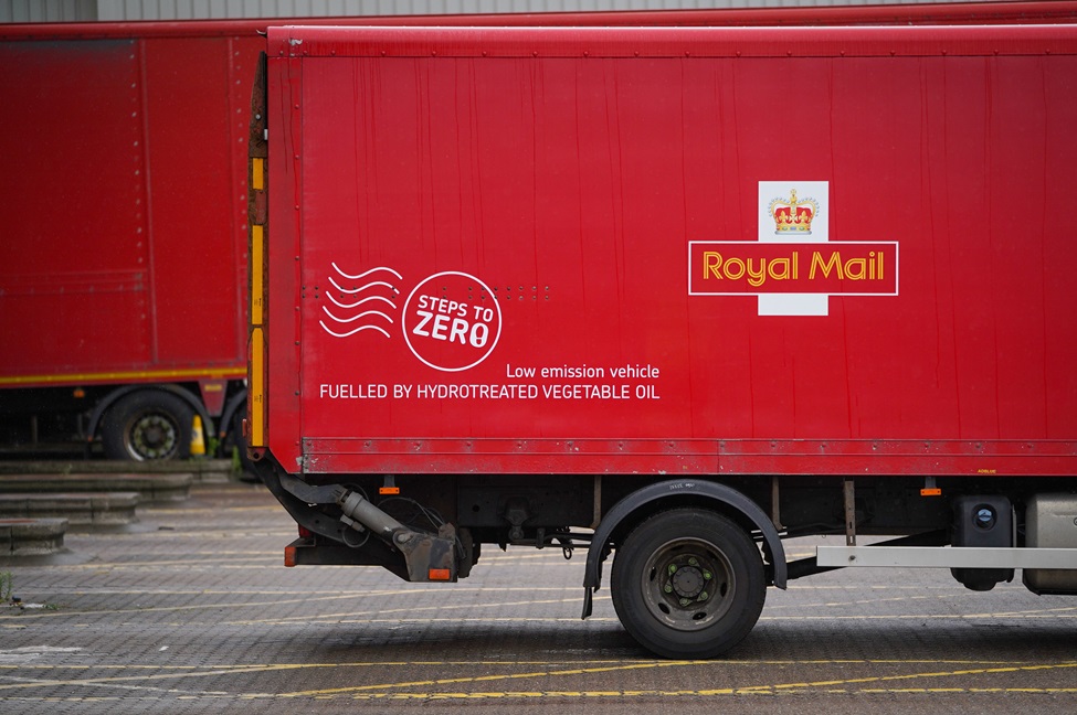 Royal Mail: our strategy is to keep emissions to a minimum by using HVO ...