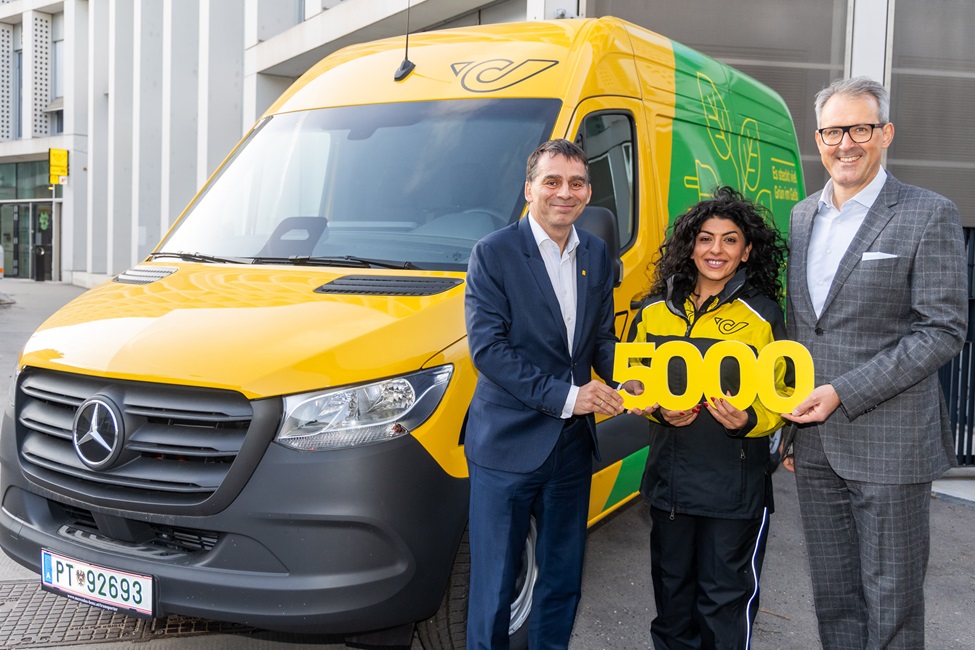 Austrian Post: With our 5,000th electric vehicle, we have broken a ...
