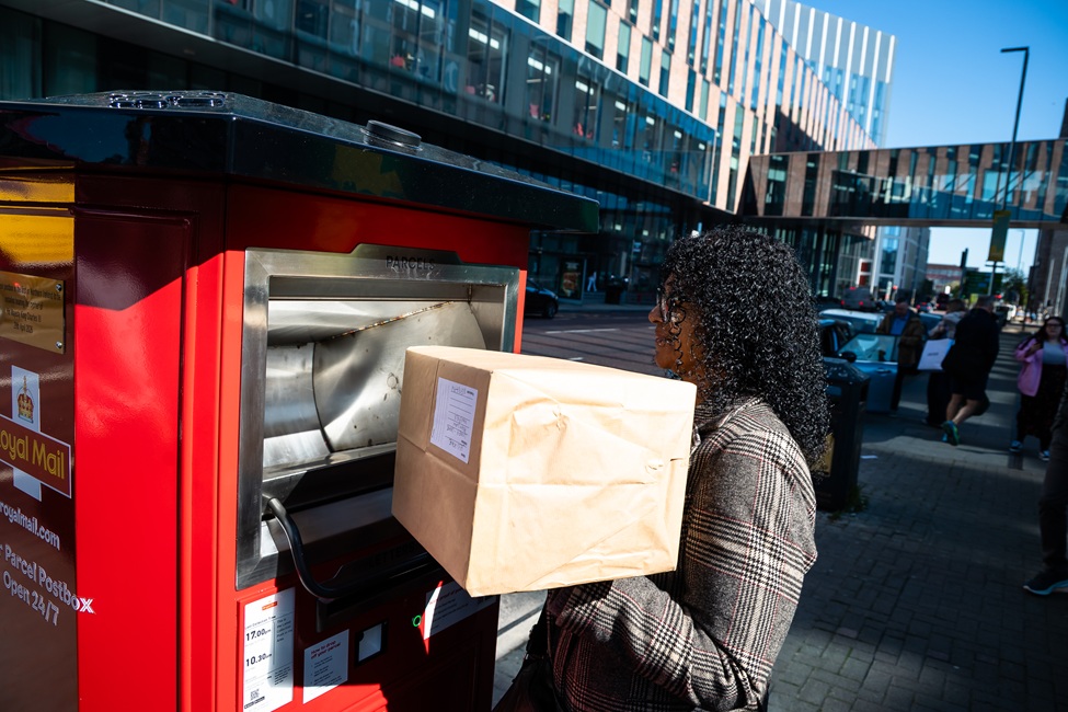 Royal Mail introduces solar powered parcel postboxes that accept medium ...